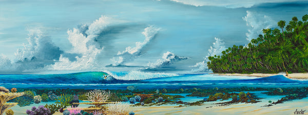 Le-Ba Telo Islands, Indonesia - WaveScape Art by Andrew Wright